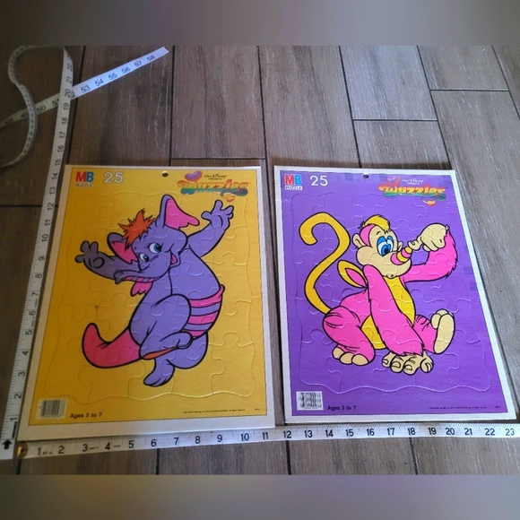 Milton Bradleyy | Toys | Disney Wuzzles Eleroo And Rhinokey Frame Tray ...